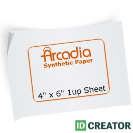 1-Up Sheet of Arcadia Synthetic Paper from IDCreator.com!