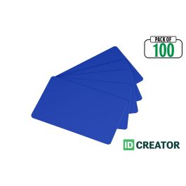 Hospital Blue ID Cards | Pack of 100 from IDCreator.com