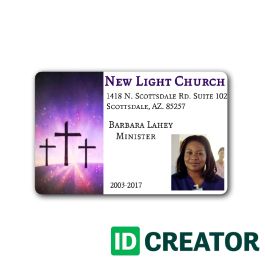 Church ID Card | Customizable Template from IDCreator.com!