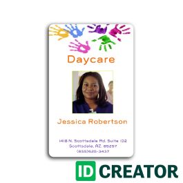 Childcare Worker ID Badge | Perfect for Daycare Employees!