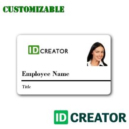 Make Sure Your Employees Have ID With This IDCreator Card!