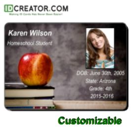 Student ID Card | Homeschool Students | Ships Same Day!