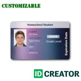 Homeschool Student ID Card | Same Day Shipping!