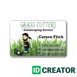 Landscaping Company ID Template from IDCreator!