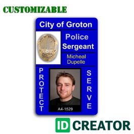 ID Card for Police | Same Day Shipping from IDCreator.com