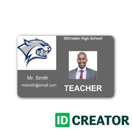 Teacher ID Card | Ships Same Day from IDCreator.com!
