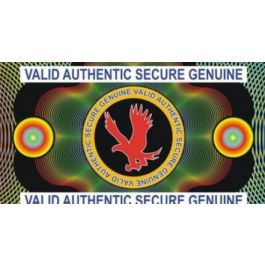 ID Hologram Overlays | Valid Globe Design | Adhesive Backing