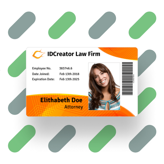 Lawyer Attorney ID Card Templates Badge Maker IDCreator Lawyer Attorney ID Card Templates Badge Maker IDCreator